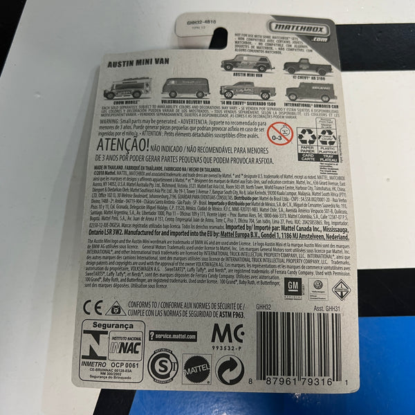 Matchbox 2018 Baby Ruth Austin Mini Van R 16224 – Farpoint Toys