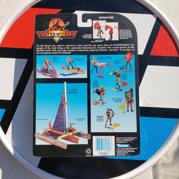 Waterworld Deacon with Disc Firing Helmet Movie Action Figure Kenner ...