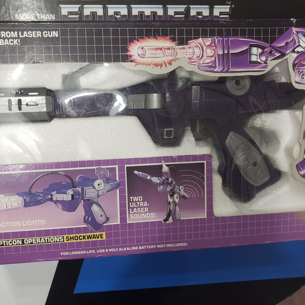 Vintage Transformers G1 Shockwave Action Figure – Farpoint Toys